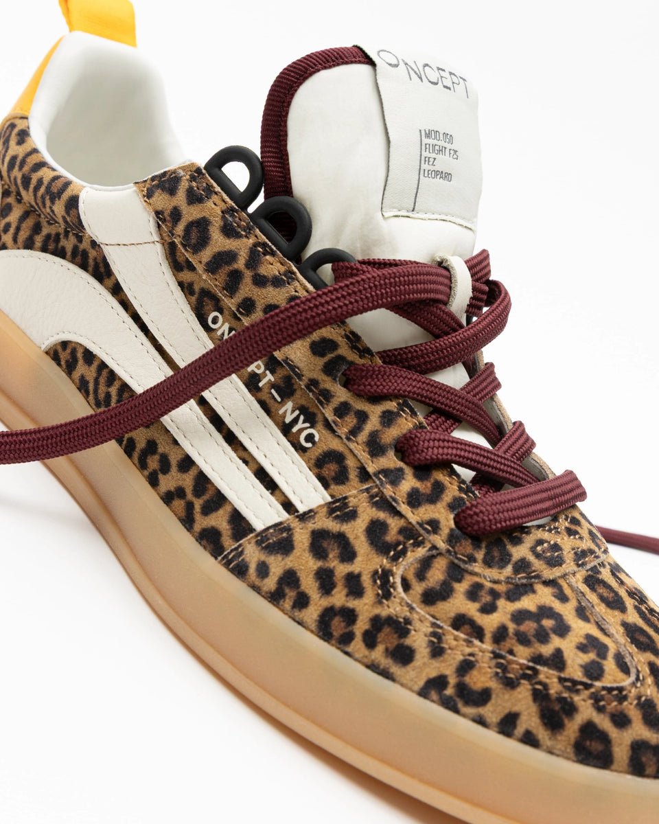 Fez Sneaker In Leopard – Gus Mayer